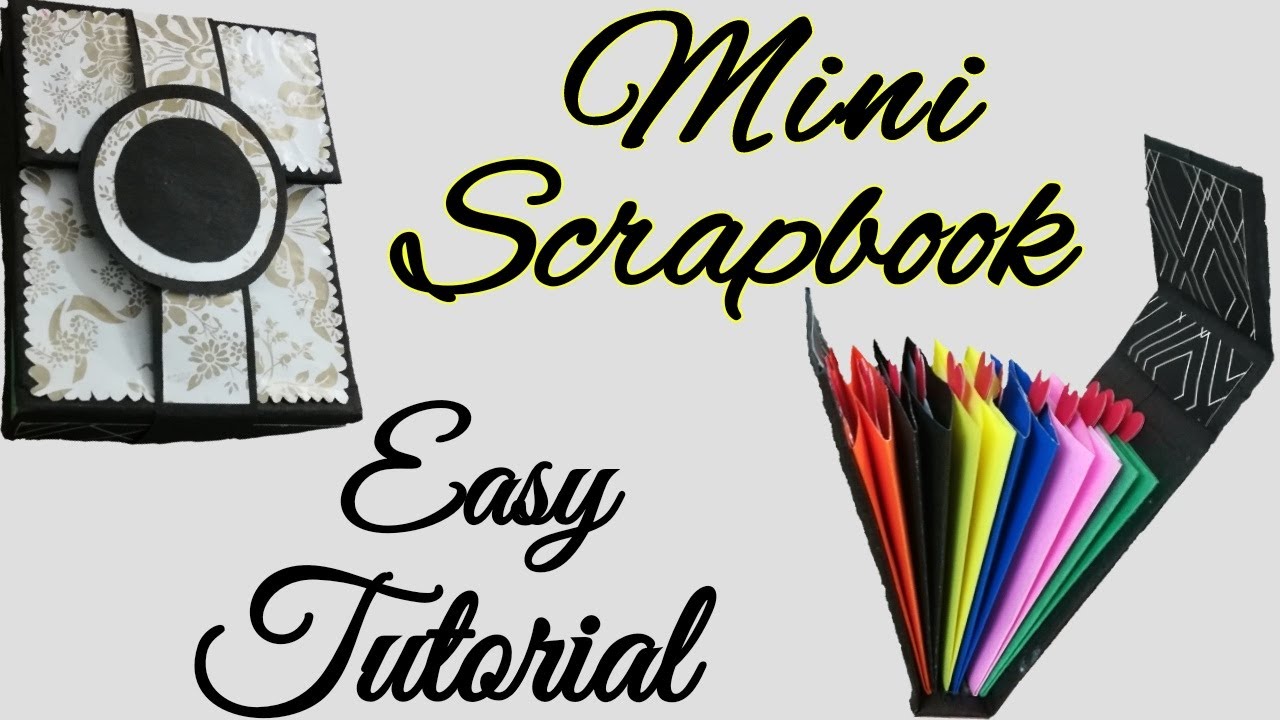 DIY Mini Scrapbook Tutorial || DIY Gift Idea - YouTube