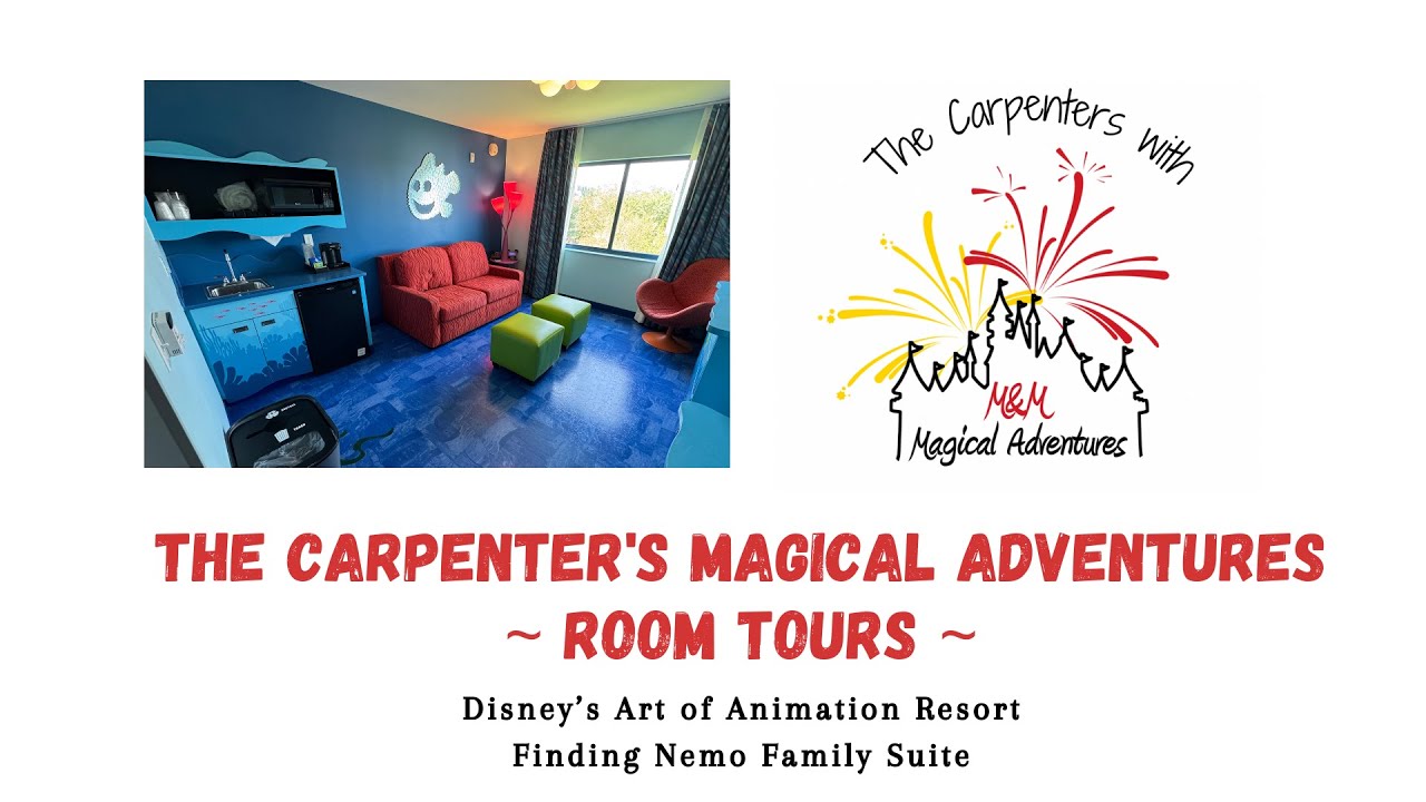 Disney's Art of Animation Resort - Finding Nemo Family Suite Room Tour ...
