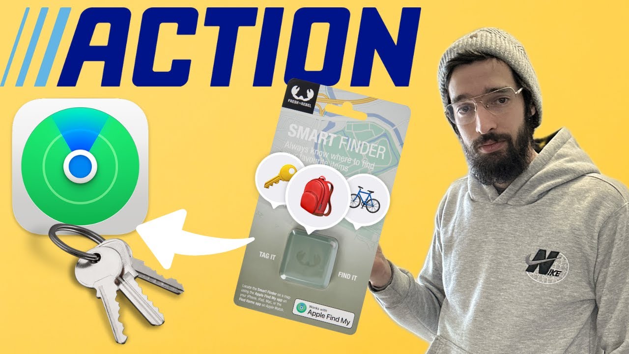 𝐀𝐈𝐑𝐓𝐀G de chez 𝐀CTION Le 𝐒mart Finder Pour 𝐈PHONE Prix 𝐌ini - YouTube