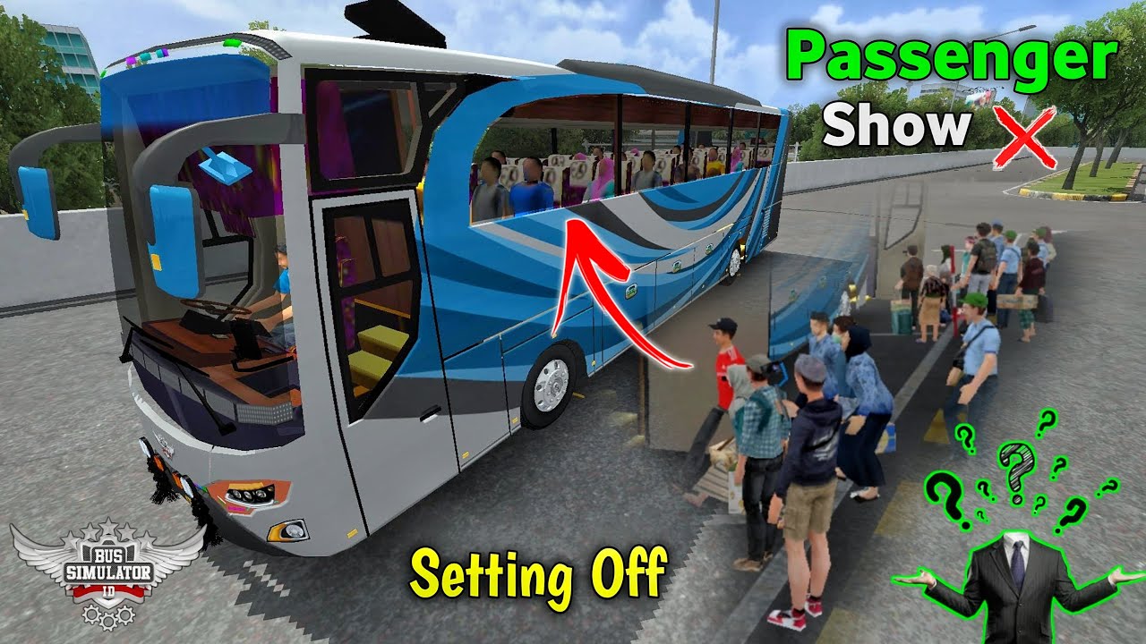 How To Show Passenger Bus Simulator Indonesia For Bussid ! Hide - Show ...