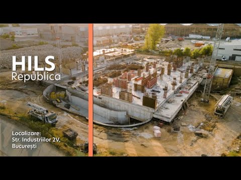 HILS Republica - cel mai amplu proiect de regenerare urbană de tip mixed-use din București - YouTube