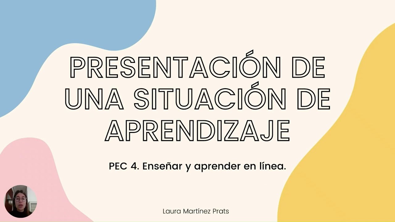 Presentación de una SA. PEC4 enseñar y aprender - YouTube