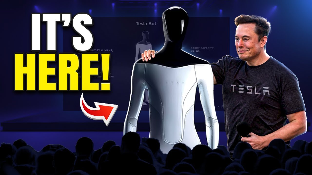 Elon Musk: Unveils Tesla's INSANE AI Robot - YouTube