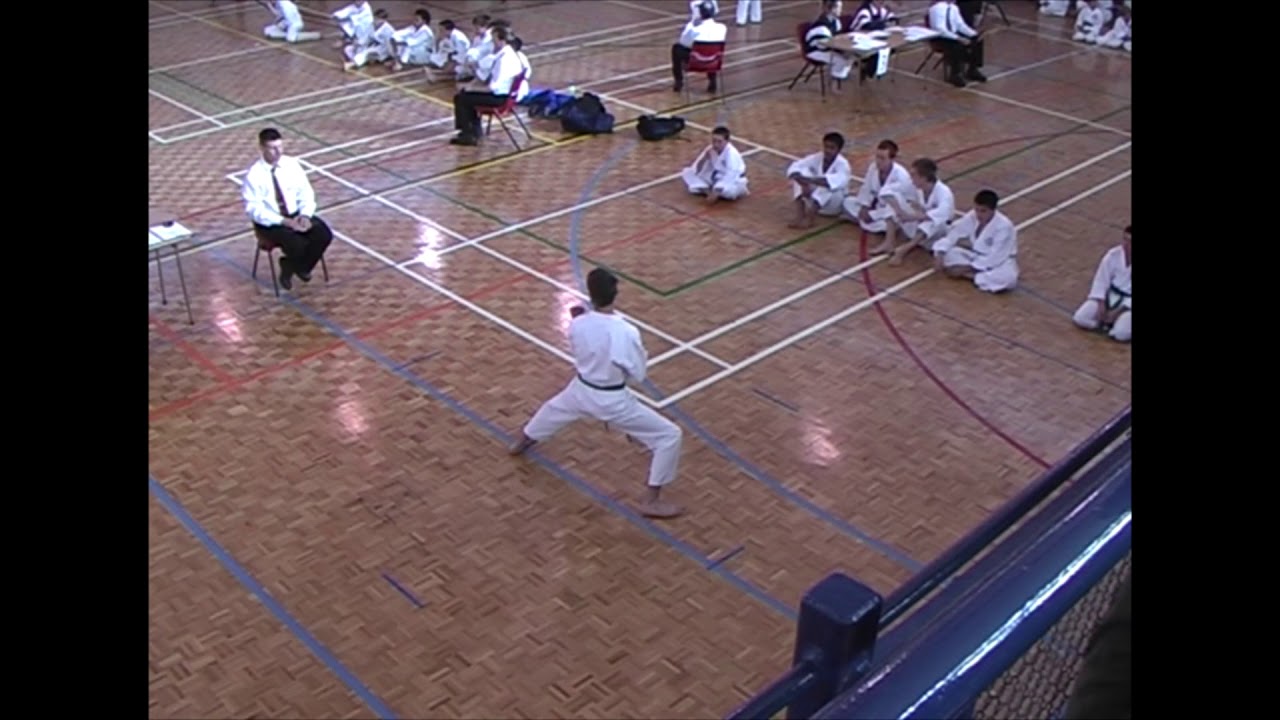 2005 gkr akl r1 rg2 14 15yrs male 6th 4th kata 01 saifa - YouTube
