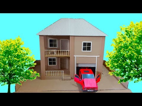 DIY KARTONDAN MAKET EV YAPIMI TEKNOLOJİ TASARIM