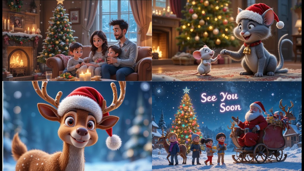 Christmas song compilation/kids songs/ Jingle Bell/ We wish you a merry ...