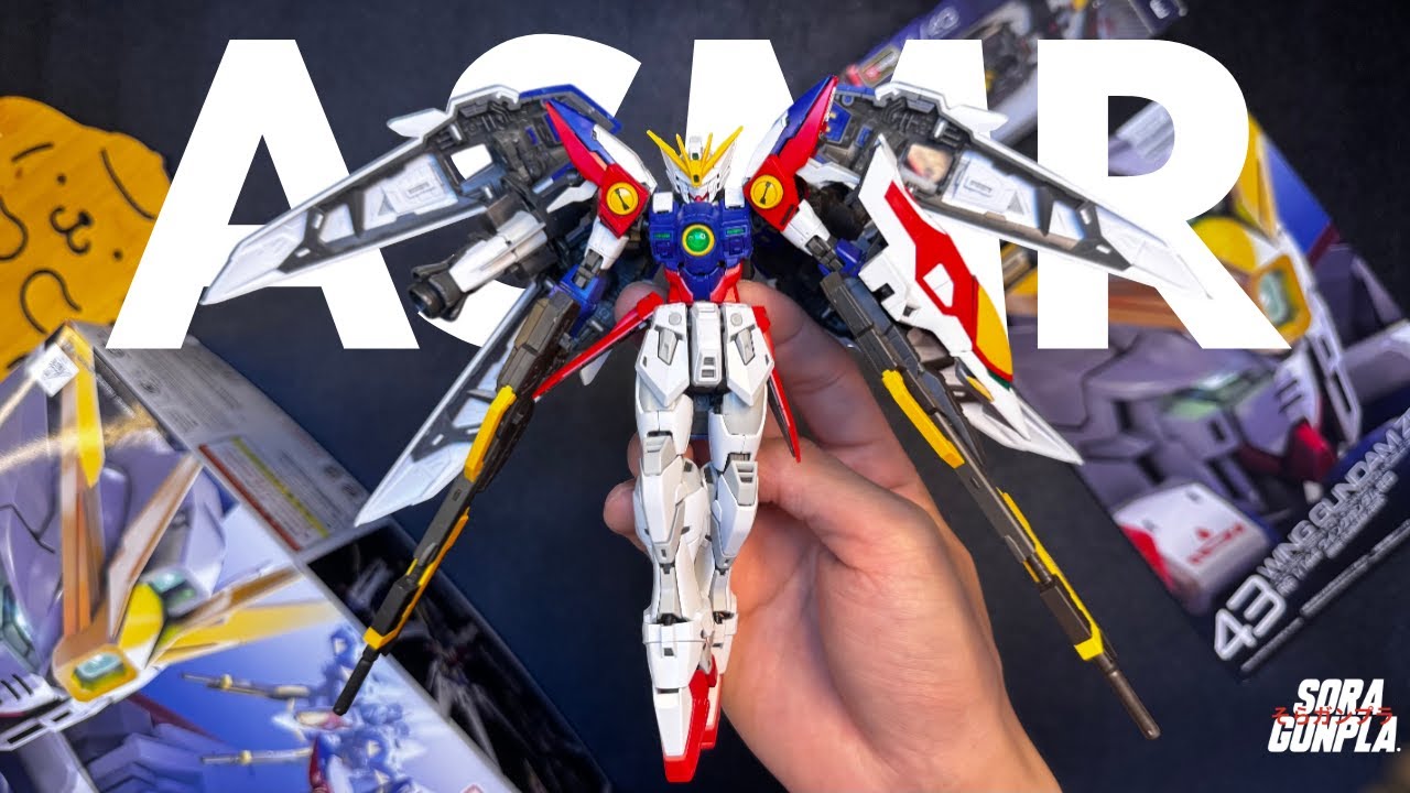 Real Grade Wing Gundam Zero | ASMR BUILD | Mobile Suit Gundam Wing ...
