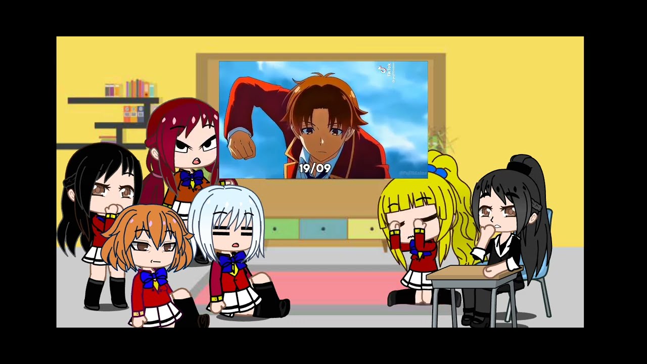 Classsroom of the Elites Class D teacher and students reacts to Kakeru ...