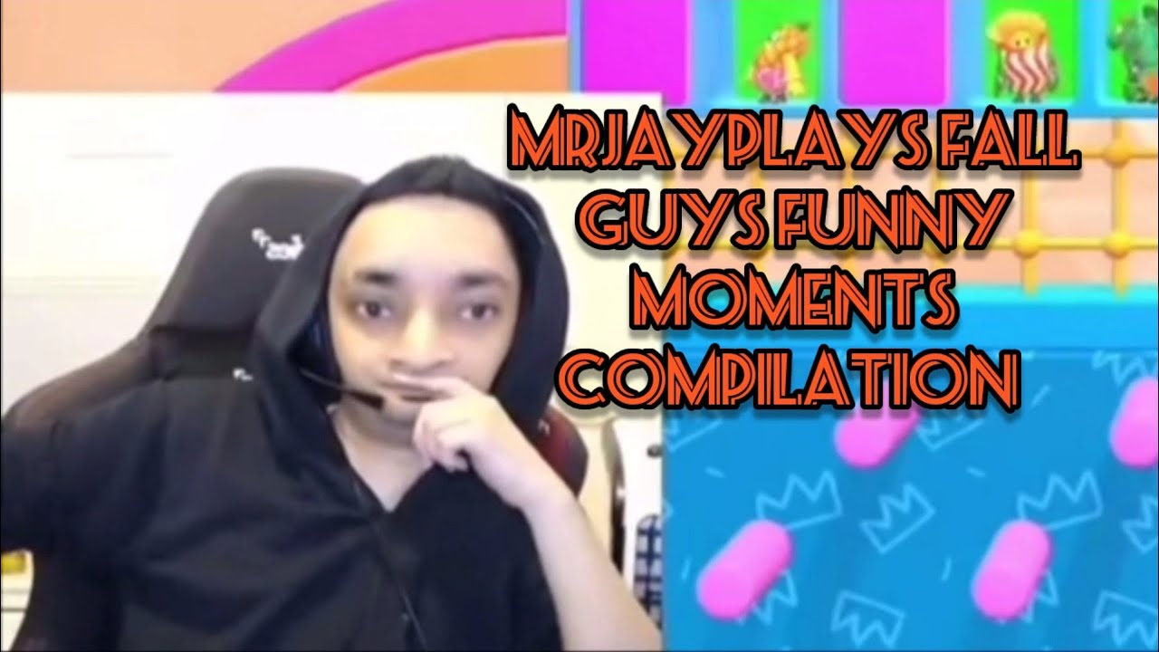 MRJAYPLAYS Fall guys Funny moments compilation||Mrjayplays livestream ...