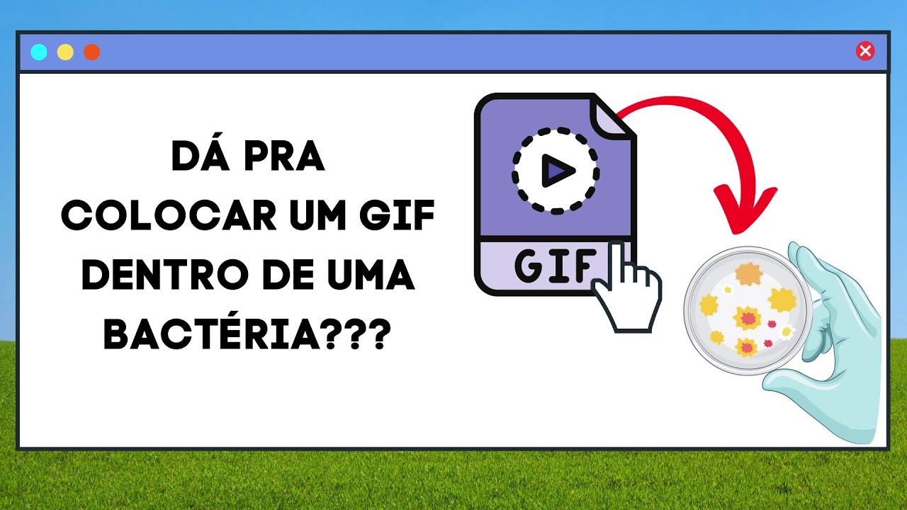 Cientistas inserem GIF dentro de uma bactéria - YouTube