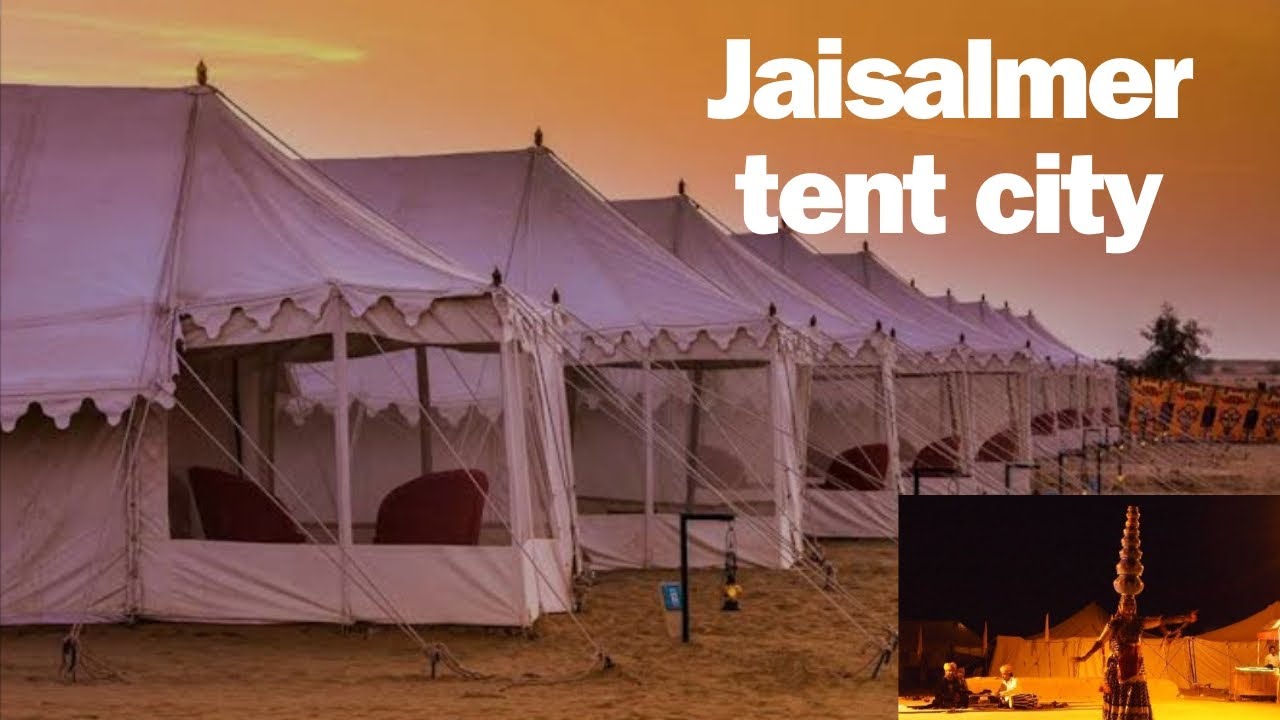 Tent City in Jaisalmer 🤩 Jaisalmer Tourist Place 😱 Golden City of India ...