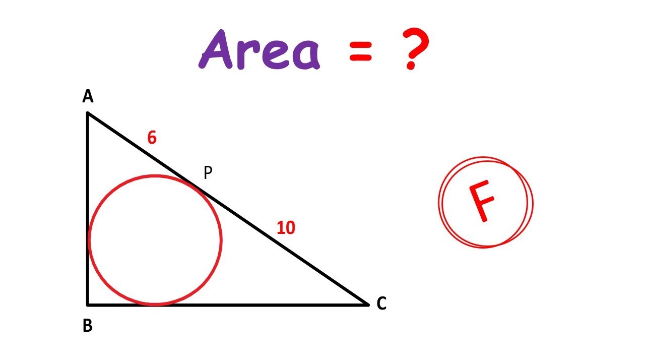 Solving Math Olympiad Geometry Problem | Find the Area of Triangle ...