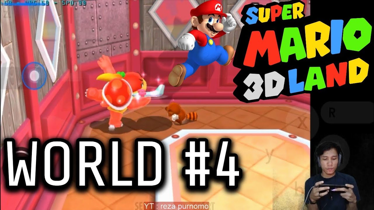 Super Mario 3D Land | Walkthrough Part 4 | World 4 (3DS Android ...