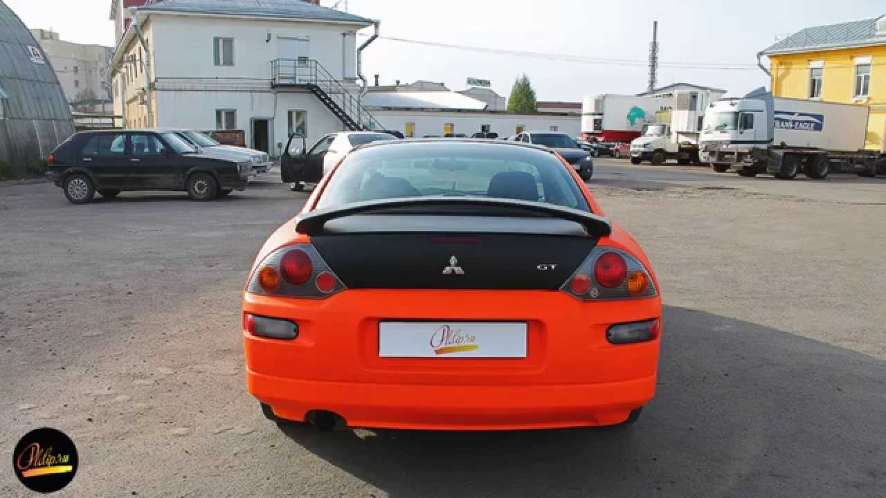 Mitsubishi Eclipse orange Plasti Dip by PLDIP.RU - YouTube