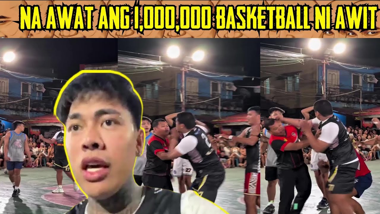 BASKETBALL team ni AWIT GAMER - nagsuntukan para sa 1,000,000 na pusta ...
