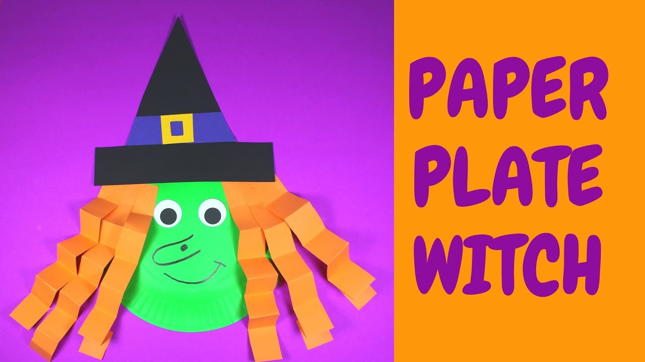 How To Make A Paper Plate Witch Halloween Crafts For Kids YouTube how-to-make-a-paper-plate-witch-halloween-crafts-for-kids-youtube