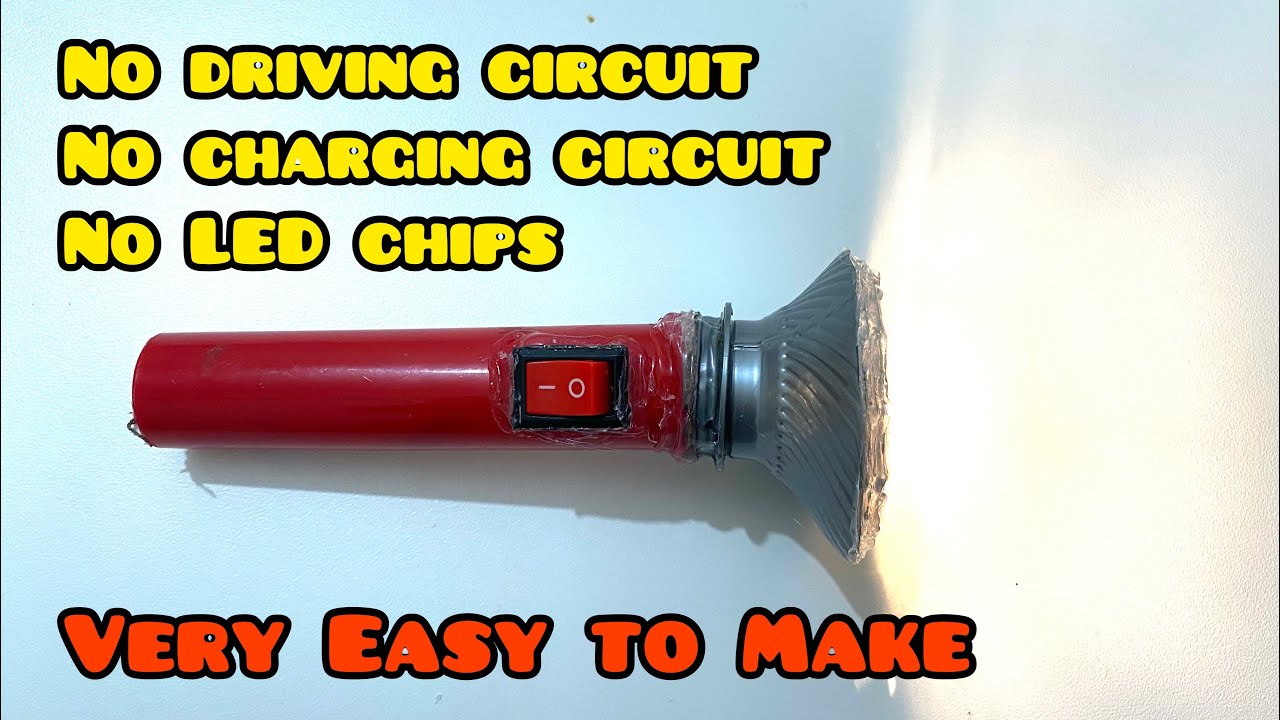 How to Make a Light Torch | Flashlight | at Home | Very Easy Way. - YouTube
