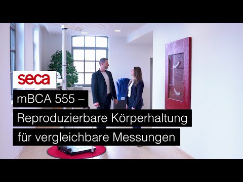 seca mBCA 555 – Reproduzierbare Körperhaltung für vergleichbare Messungen