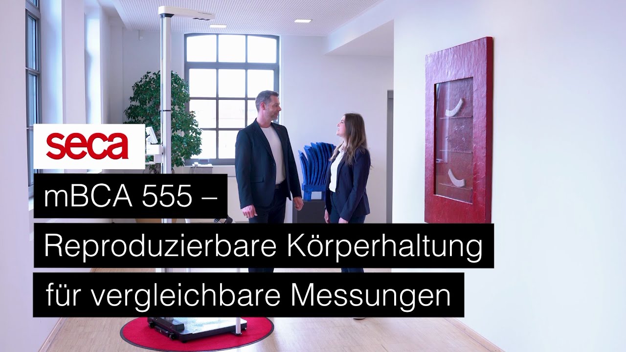 seca mBCA 555 – Reproduzierbare Körperhaltung für vergleichbare ...