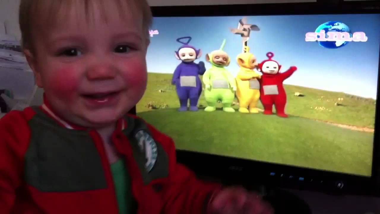 Teletubbies make baby happy - YouTube