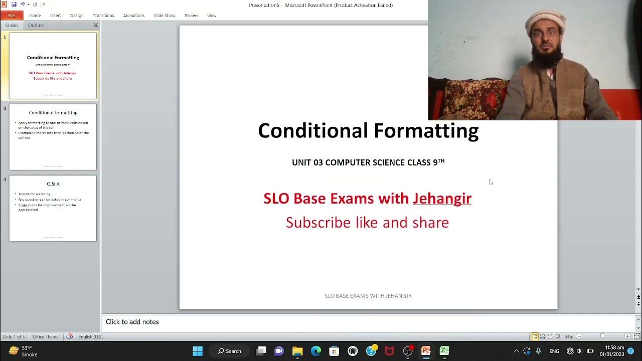 Microsoft Excel 2010 conditional formatting - YouTube