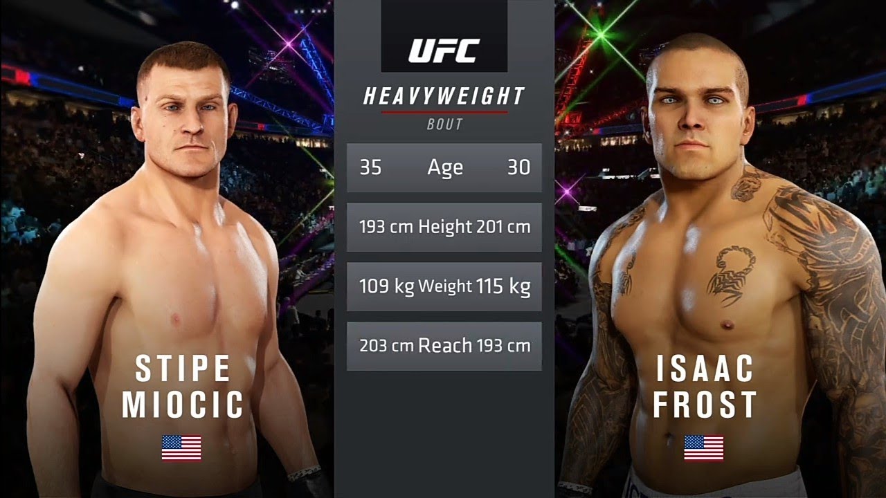 UFC 3 | Stipe Miocic Vs Isaac Frost | Stipe Miocic Dominates Isaac ...