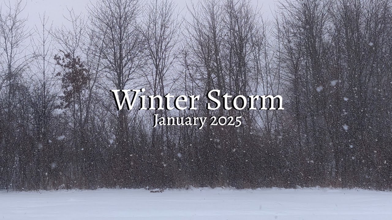 Winter Storm - January 2025 - YouTube