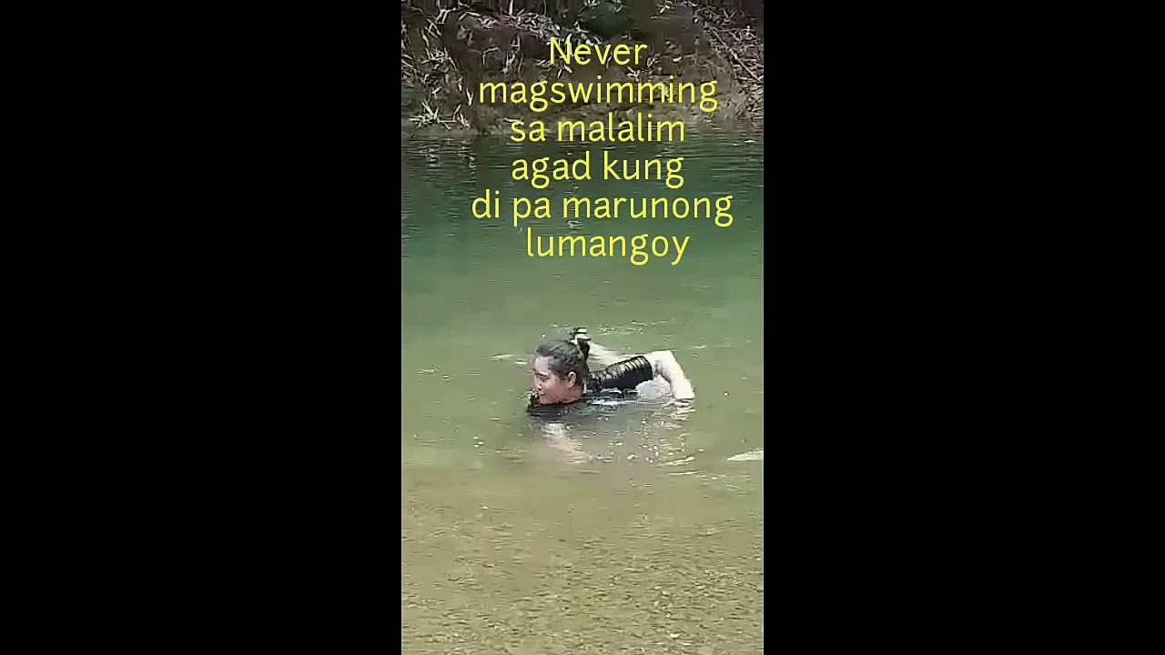 SWIMMING 101, PAANO LUMANGOY SA MABABAW LANG??? 😂😂😂 - YouTube