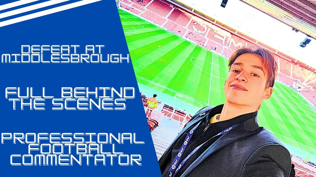 Professional football Commentator behind the scenes for @QPR vs ...