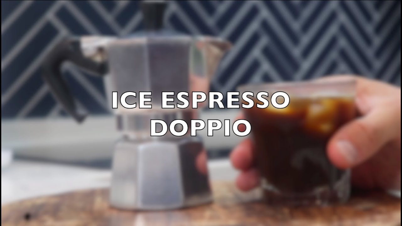 여름 메뉴 아이스 에스프레소 도피오 - Ice Espresso doppio - #MOKA RECIPE# - YouTube