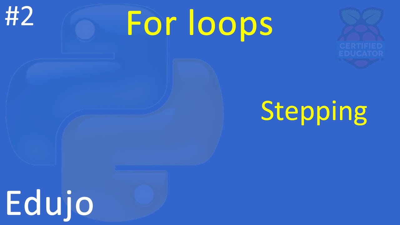 #2 - For Loops: Stepping in multiples - YouTube