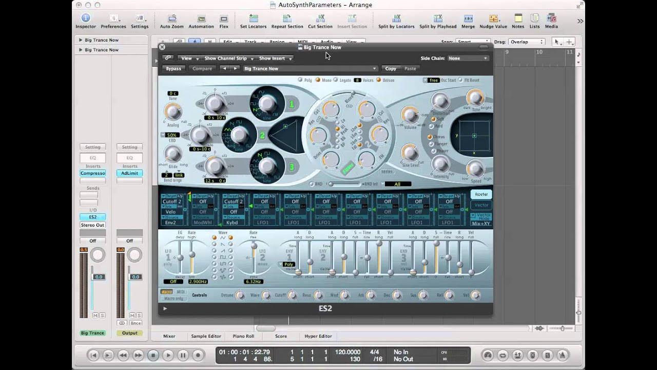 Logic Pro 9 - Automating Synth Parameters - YouTube