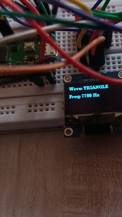 Function Generator using raspberry Pi pico and Arduino nano #raspberrypico #arduino #shorts ...