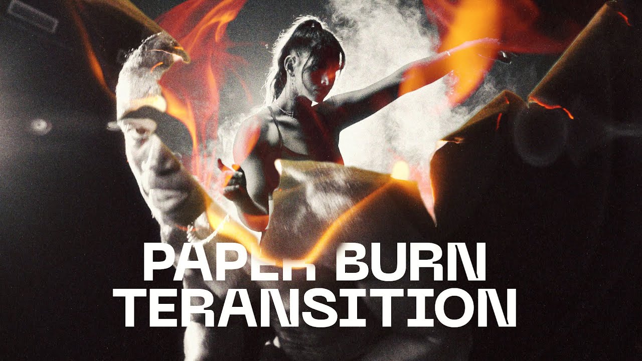 Unlock Cinematic Magic with Stunning Paper Burn Transition!! - YouTube