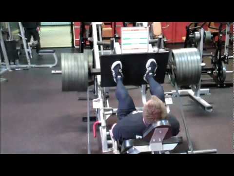 How To Set Up Band Leg Press - YouTube