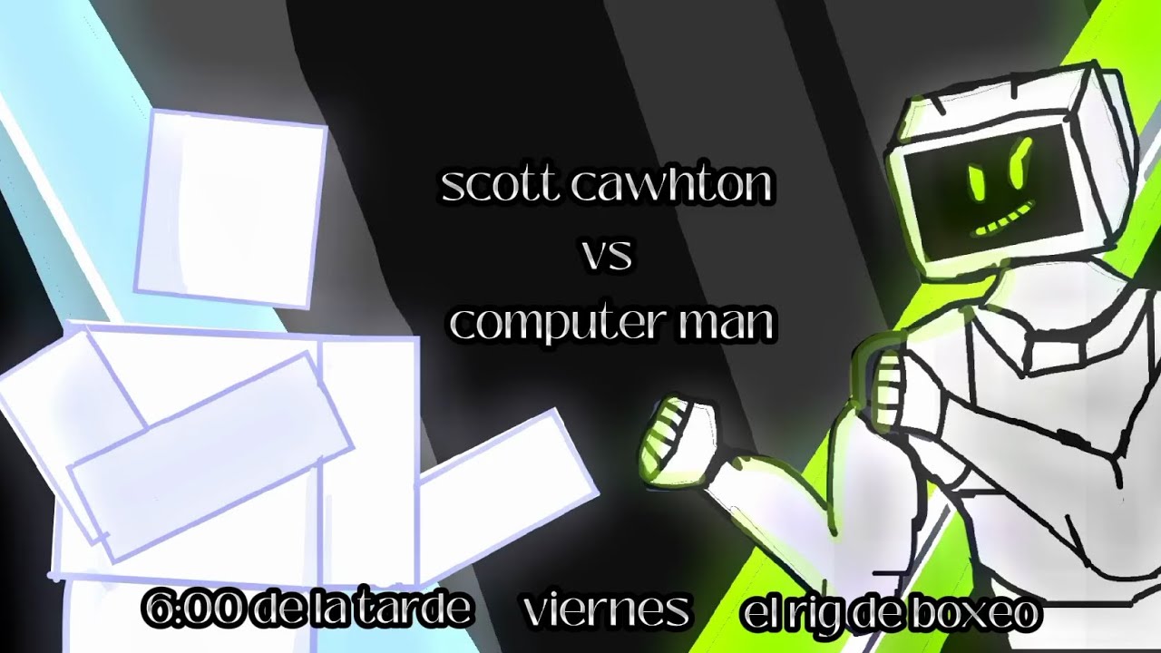 scott cawthon vs computer man el youtuber - YouTube