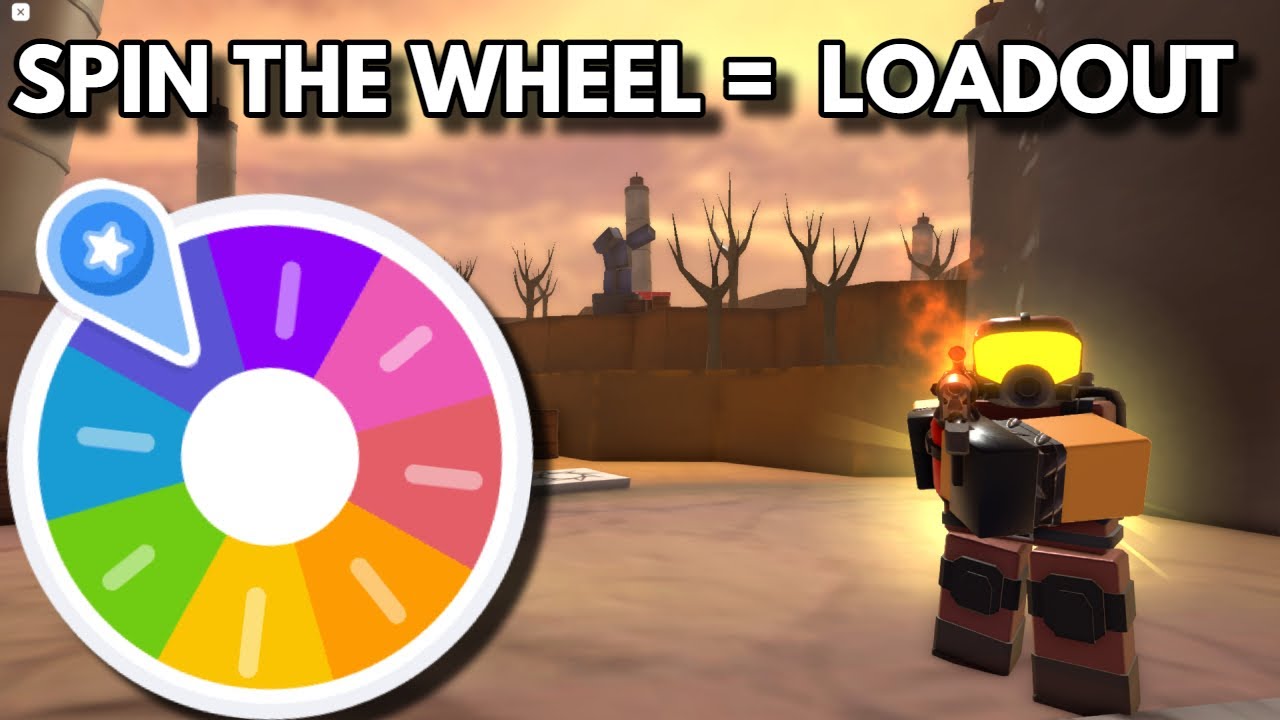 HARDCORE BUT THE SPINNER WHEEL DECIDES MY LOADOUT | ROBLOX Tower ...