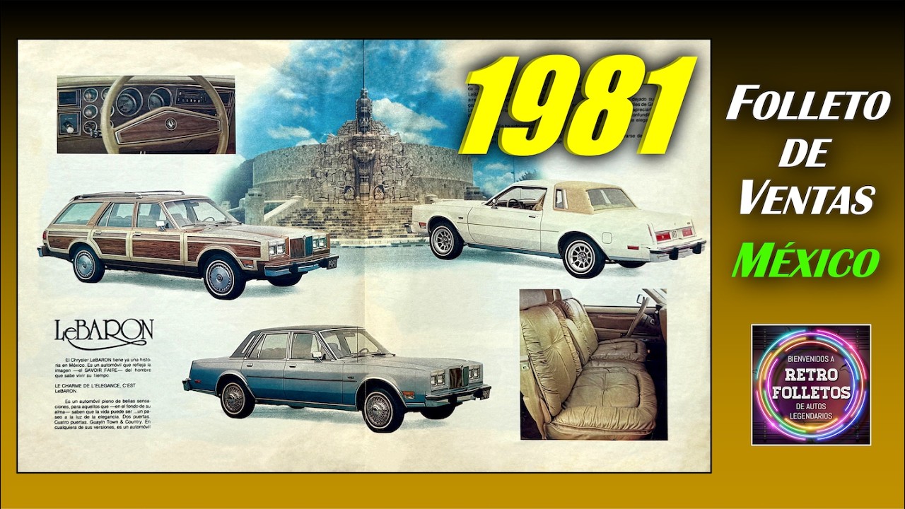 1981 GAMA DE MODELOS CHRYSLER MEXICO - CATALOGO DE VENTAS - YouTube