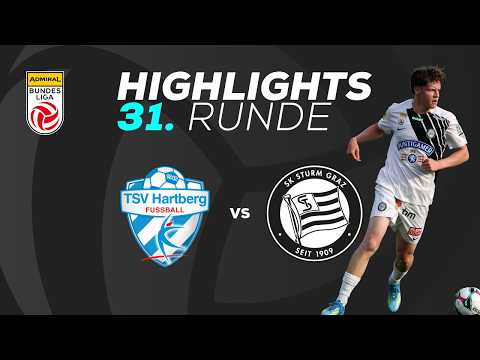 TSV Egger Glas Hartberg - SK Puntigamer Sturm Graz 31. Runde ADMIRAL Bundesliga 2025/26