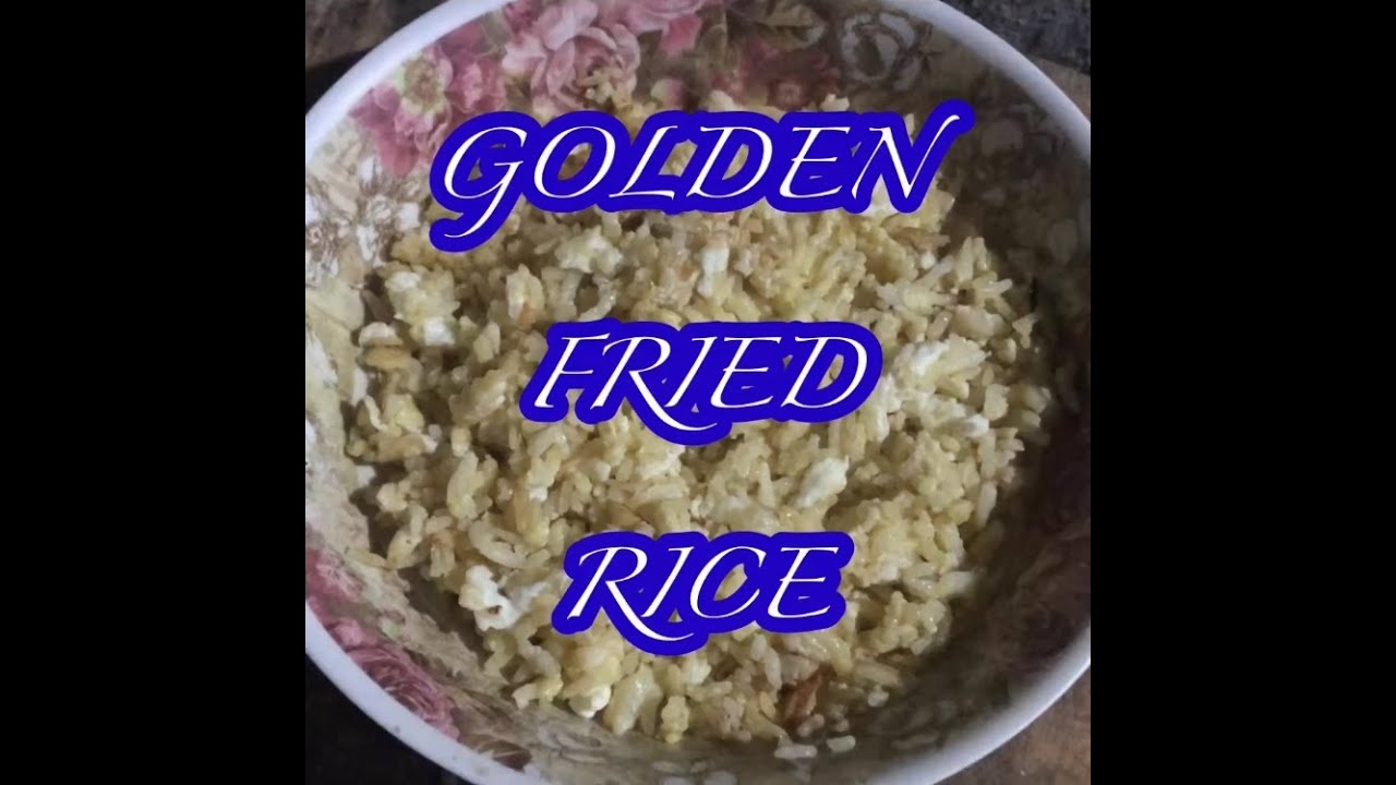 Golden Fried Rice but I Failed - YouTube