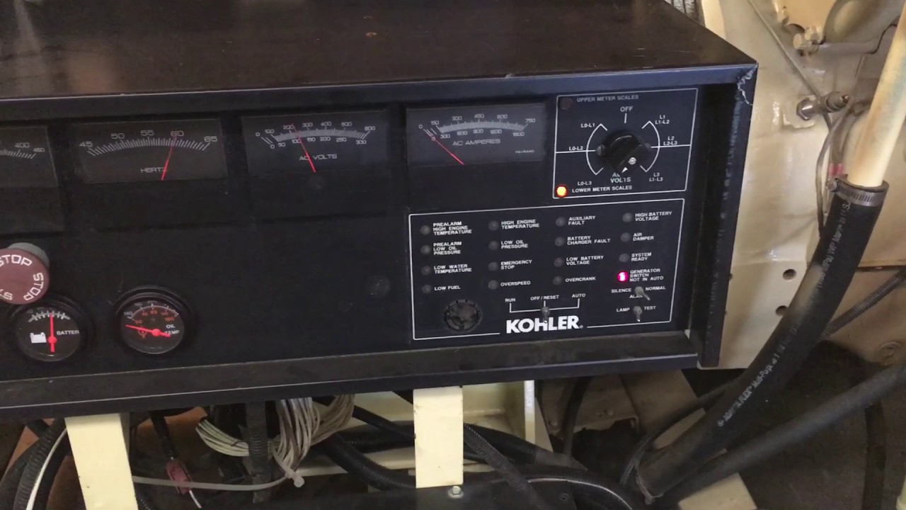 350 KW 8V92 Detroit Kohler Diesel Generator - YouTube