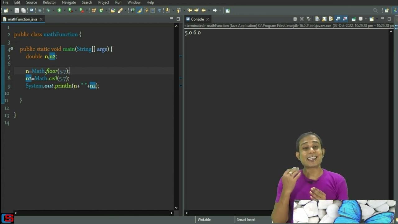Floor & Ceil mathematical function In Java. (Part-19) #javaforbeginners #java - YouTube