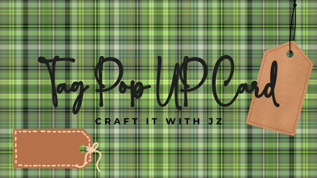 Pop Up Card -Tag Pop Up Card - YouTube