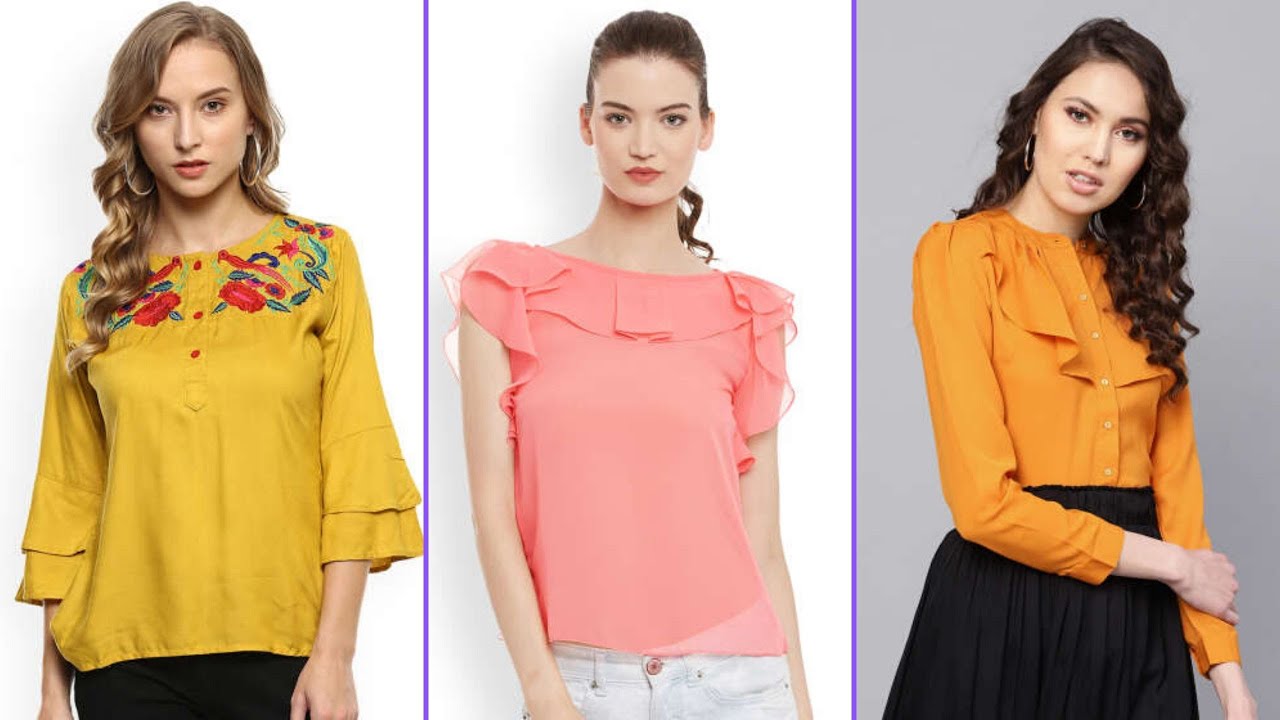 Amazing collection of Tops for girls || unique ideas of Tops with ...