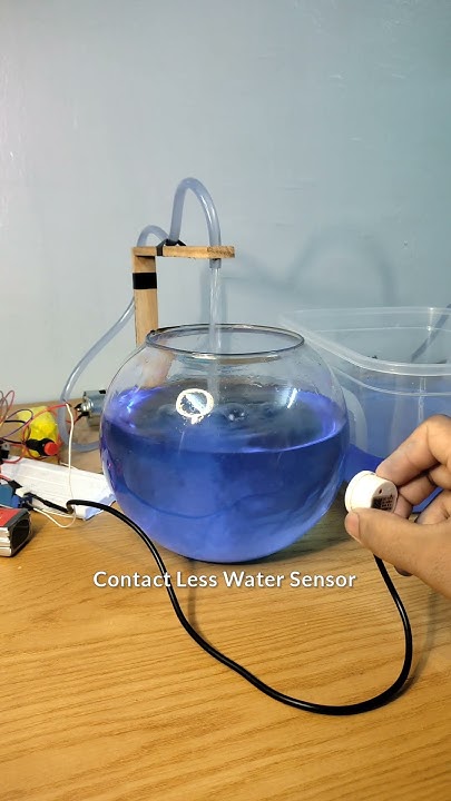 Contactless water sensor | water tank overflow alarm | arduino project ...