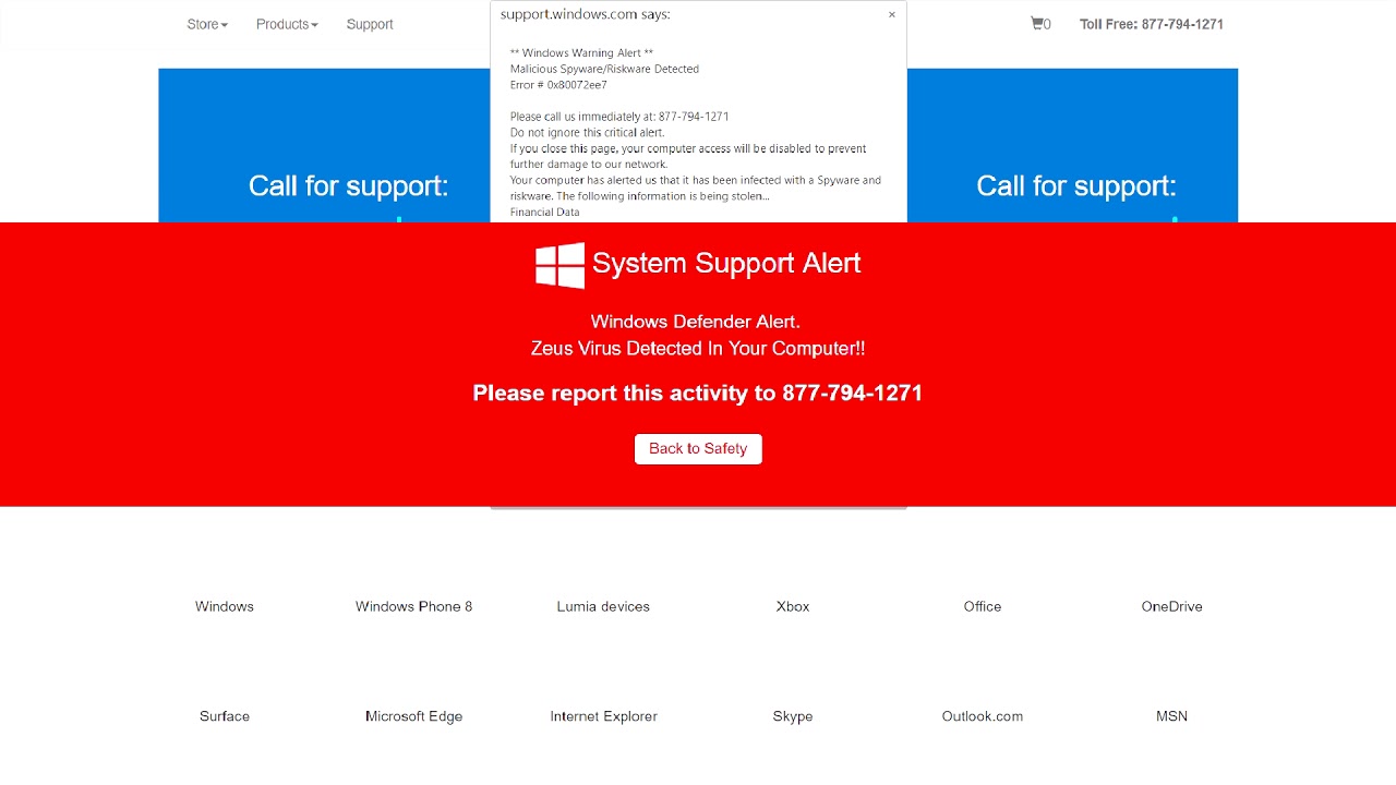 I've never seen this kind of tech support "SCAM" pop up - YouTube