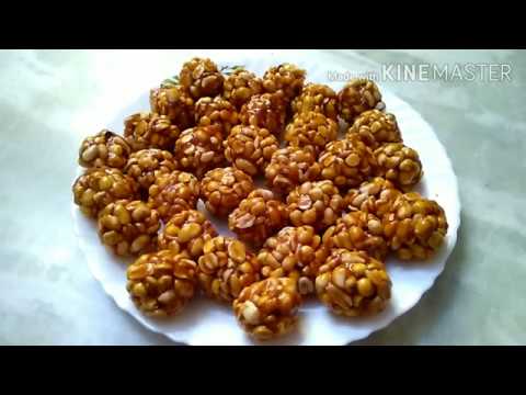 Palli laddu recipe @home - YouTube