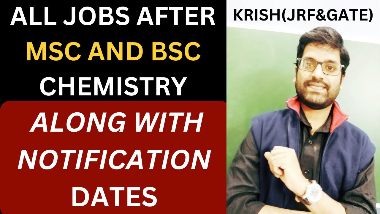 all jobs after MSC and BSC chemistry|government jobs|private jobs ...
