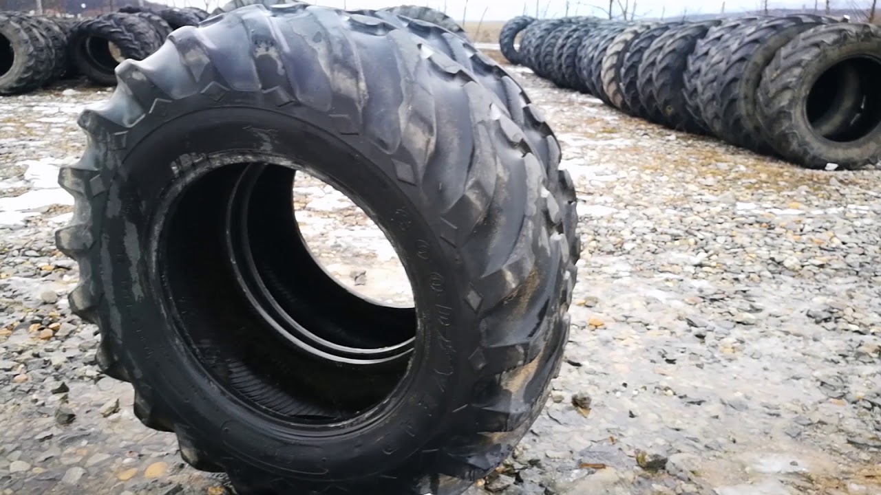 Anvelope second 14.9-24 goodyear - YouTube