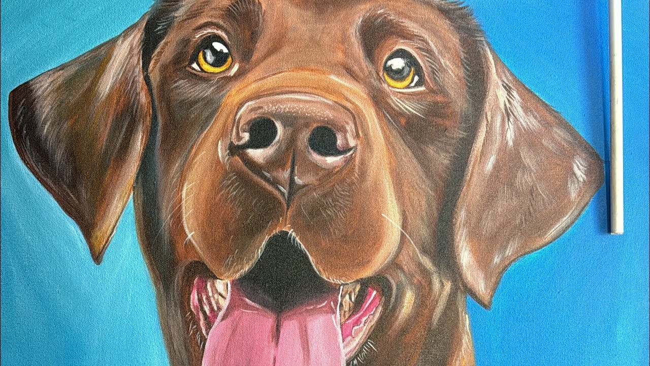PROCESO DE PINTAR A UN PERRITO CON ACRÍLICOS / TERMINANDO PEDIDOS ...